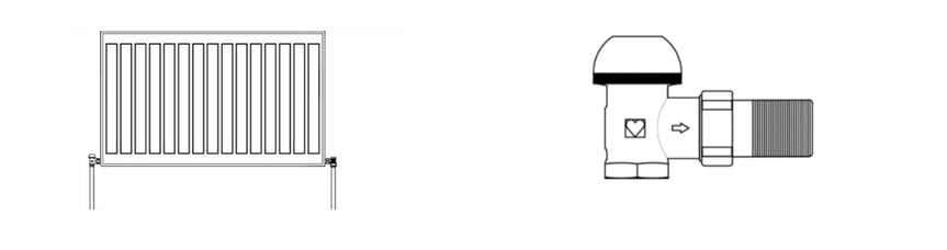 What Size And Pattern Radiator Valves Can You Get With LST Radiators?